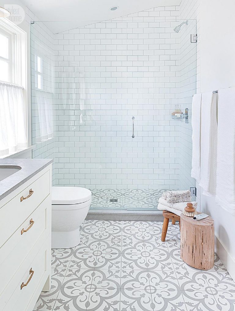 Granada Tile's Normandy Cement Tiles Calm As Bathroom Floor Tile ...