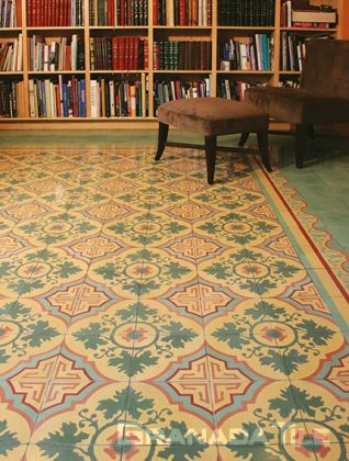How to Create a Cement Tile Rug Design - Granada Tile Cement Tile Blog ...