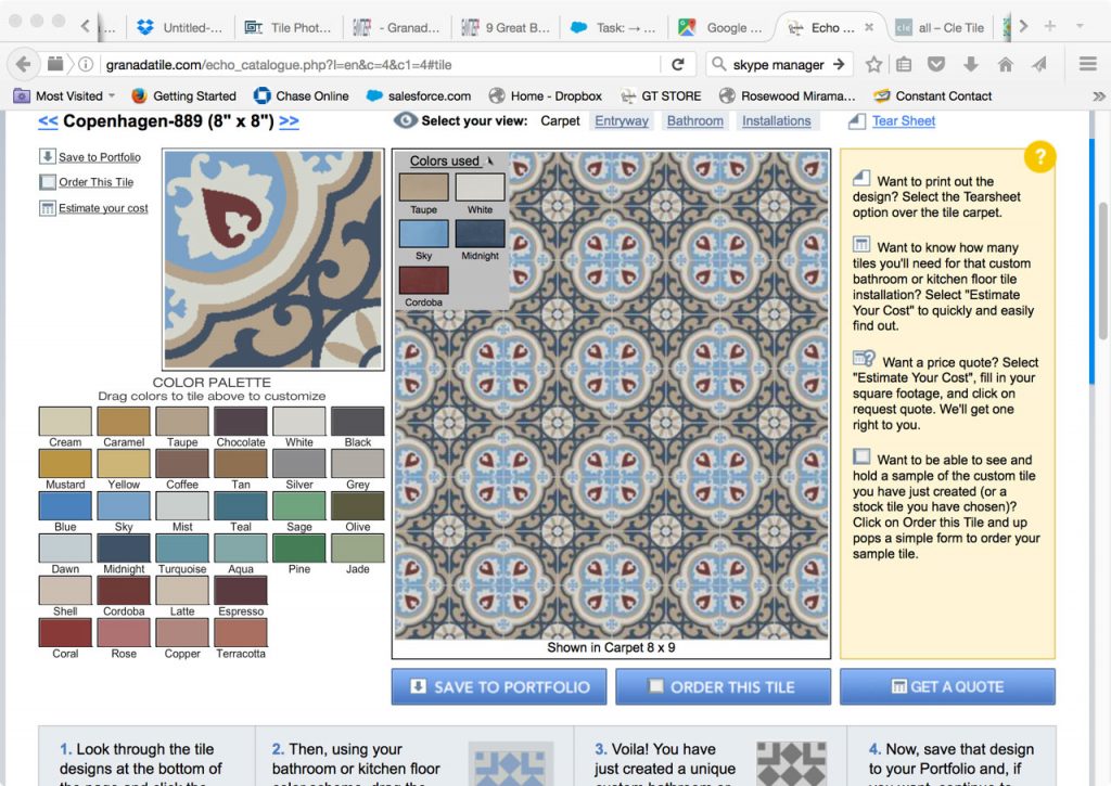 Get The Look: Perch Restaurant - Granada Tile Cement Tile Blog | Tile ...