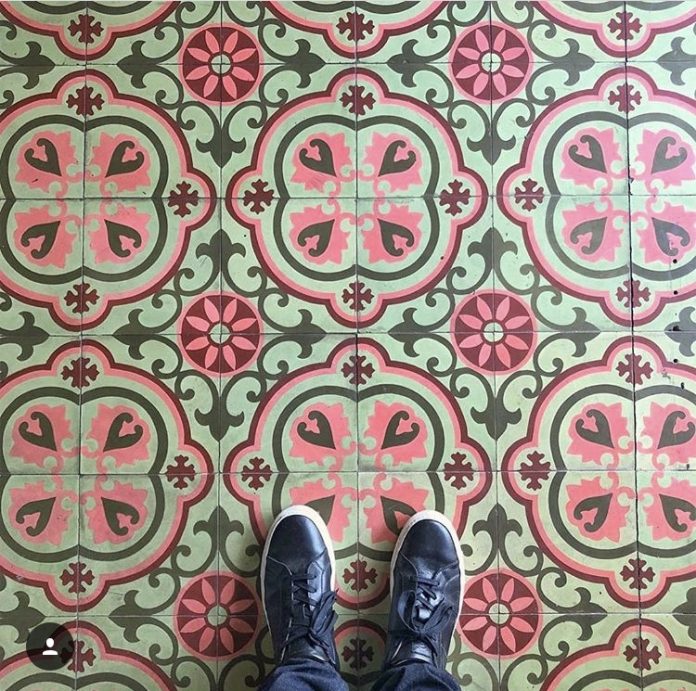 Copenhagen Cement Tiles At Dama Restaurant In Los Angeles's Fashion ...