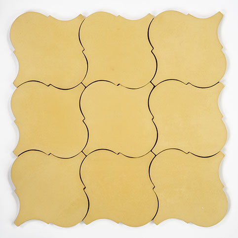 Arabesque - Yellow - Custom | Cement and Concrete Tiles - Granada Tile