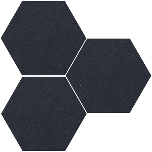 8" x 9" Hexagon - Black - Personalizado | Que hay de nuevo, Mosaicos de ...