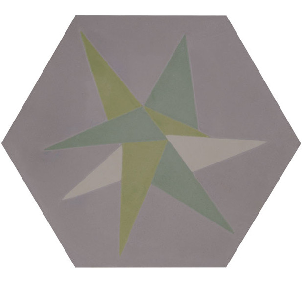 Free Hex - Hawk - Custom | Cement and Concrete Tiles - Granada Tile