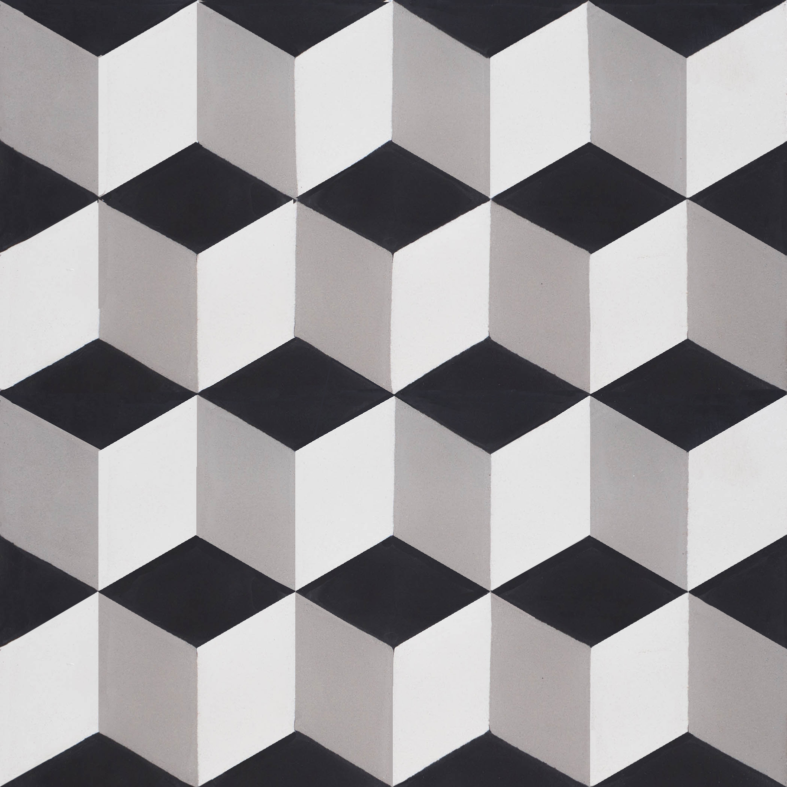 Rotterdam Cubes 41 A - Custom | Cement and Concrete Tiles - Granada Tile