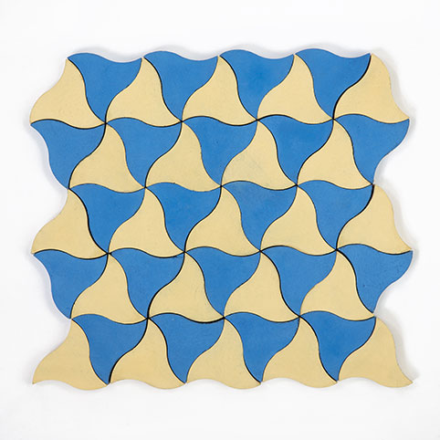 Kite - Yellow & Blue - Custom | Cement and Concrete Tiles - Granada Tile