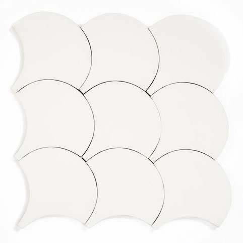 Shell - White - In Stock - Custom | Cement and Concrete Tiles - Granada ...